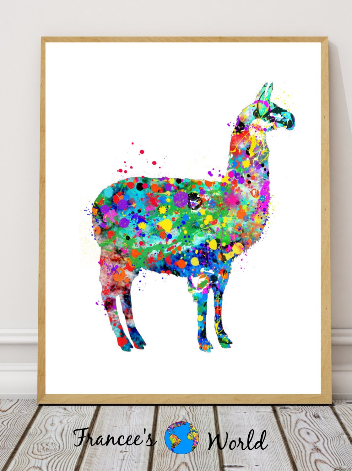 Llama Watercolor Art Home Decor Wall Decor INSTANT DOWNLOAD - Etsy Canada