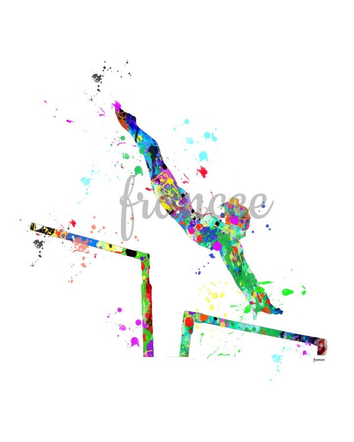 Gymnastics Gift Gymnastic Picture-art Poster INSTANT - Etsy