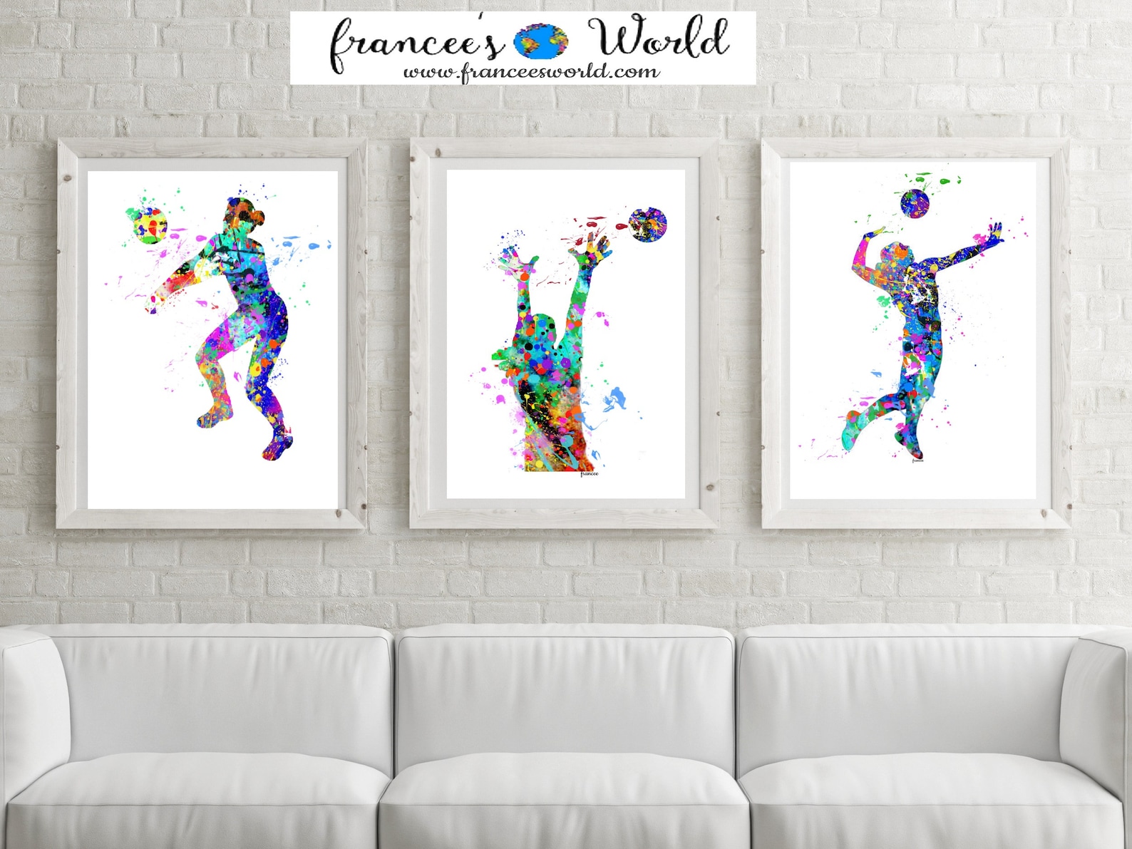 Volleyball Print Instant Download Volleyball Art Girl - Etsy