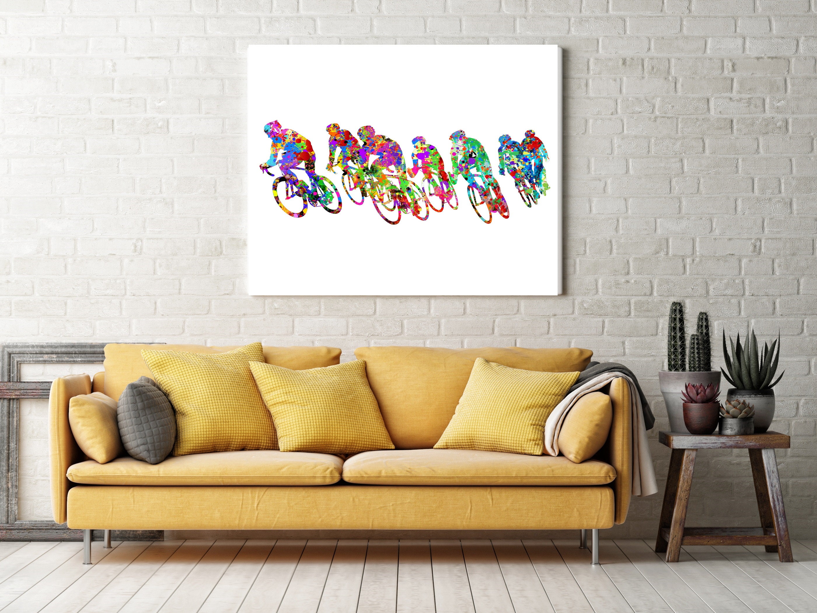 Cycle Race Print Cycle Race Art Cyclist Poster Cyclist - Etsy