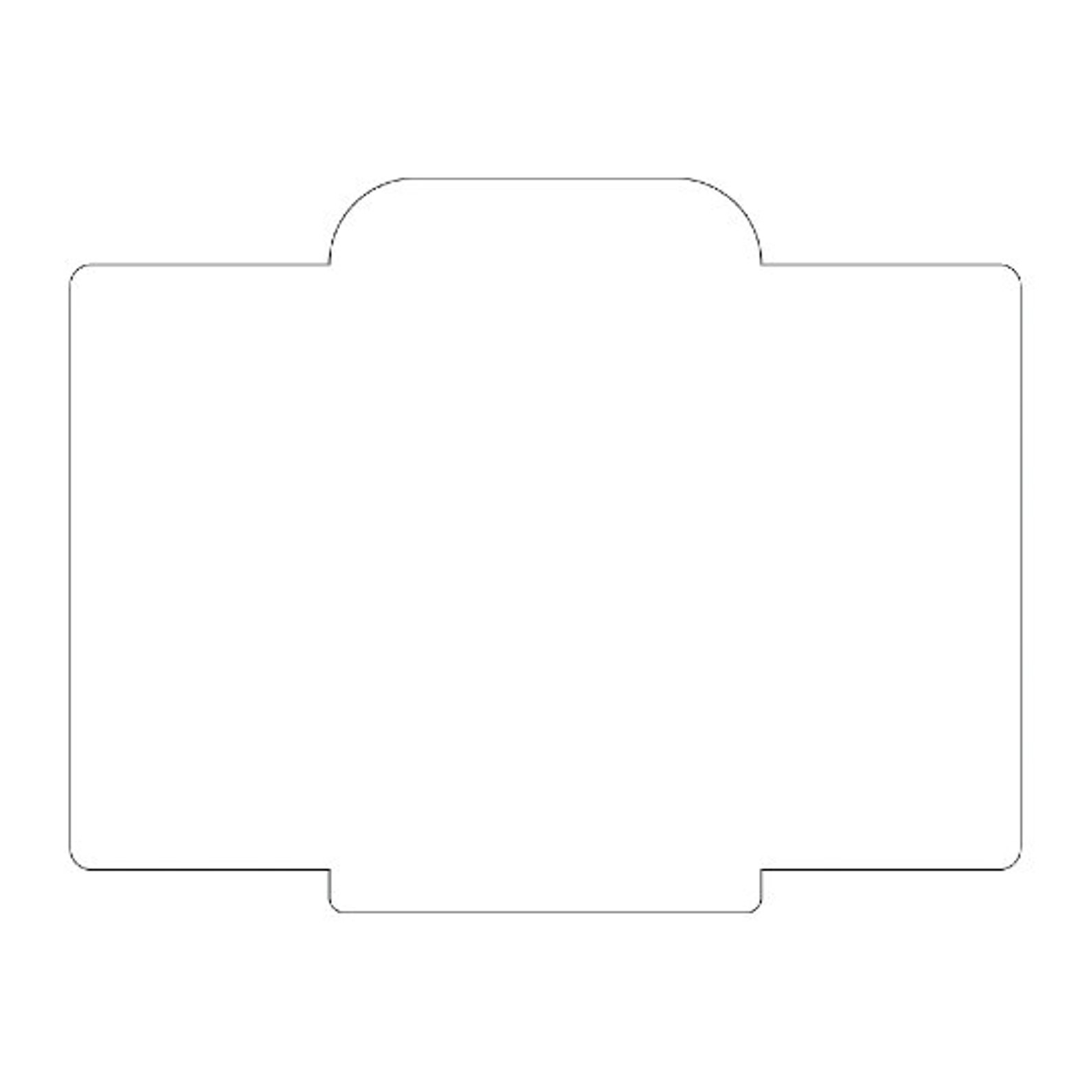 5" X 7" Envelopes Templates Svg Pdf Png Eps Dwg Dxf Layered Silhouette ...