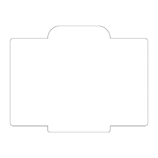 5" X 7" Envelopes Templates Svg Pdf Png Eps Dwg Dxf Layered Silhouette ...