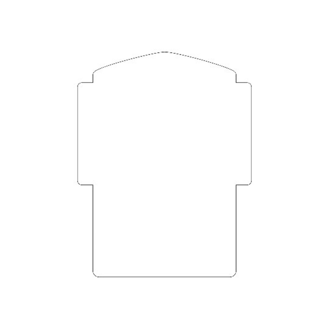 5" X 7" Envelopes Templates Svg Pdf Png Eps Dwg Dxf Layered Silhouette ...