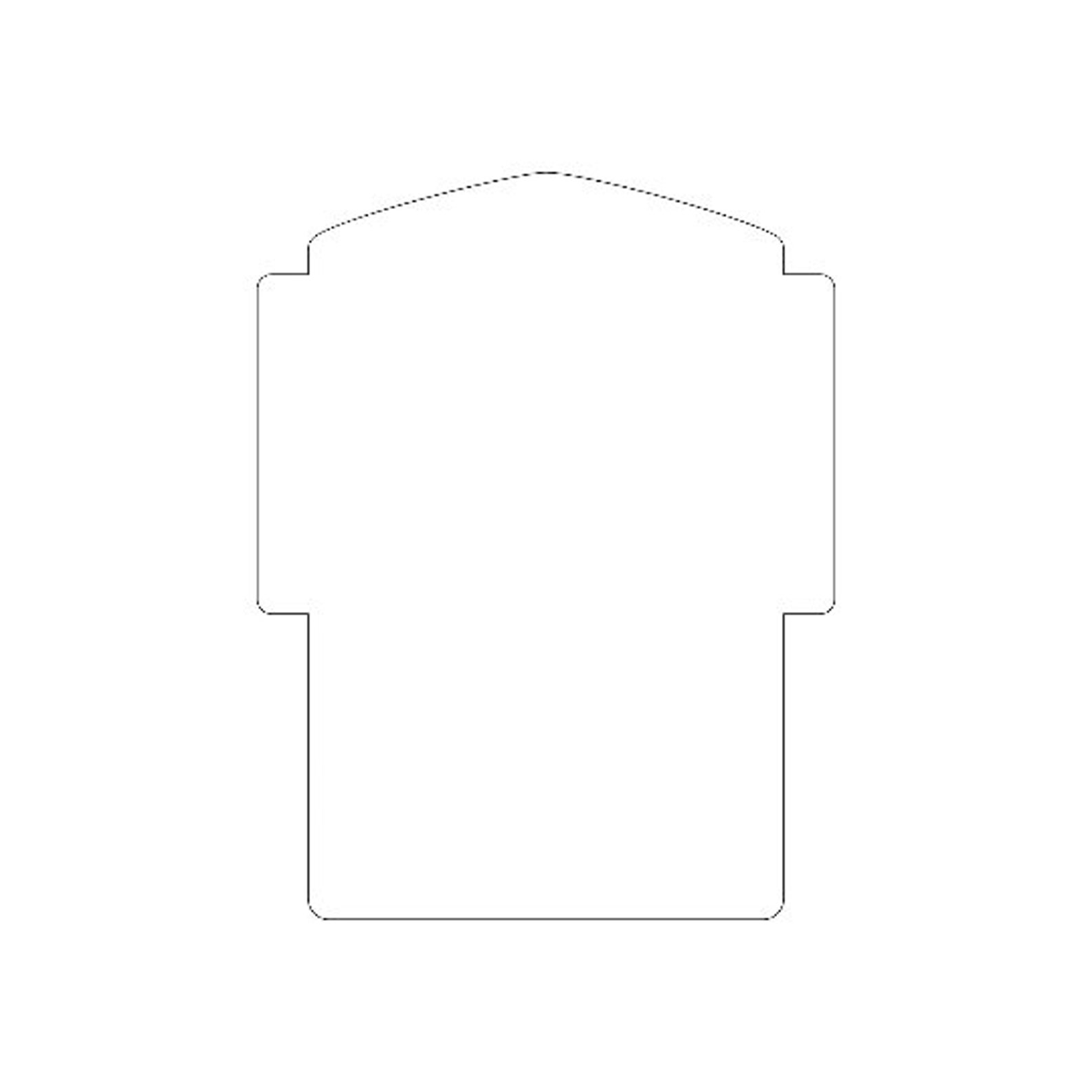 5" X 7" Envelopes Templates Svg Pdf Png Eps Dwg Dxf Layered Silhouette ...