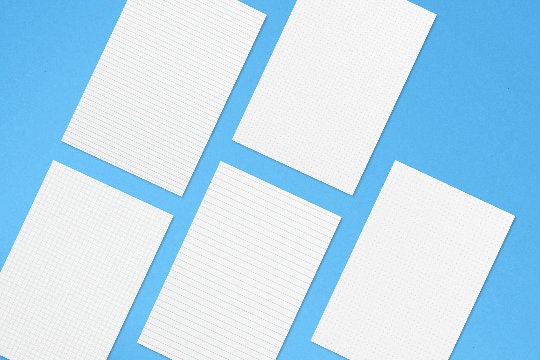 Lined, Dot, Graph PRINTABLE Narrow, Medium, Wide Ruled 4x4, 5x5 Grids ...