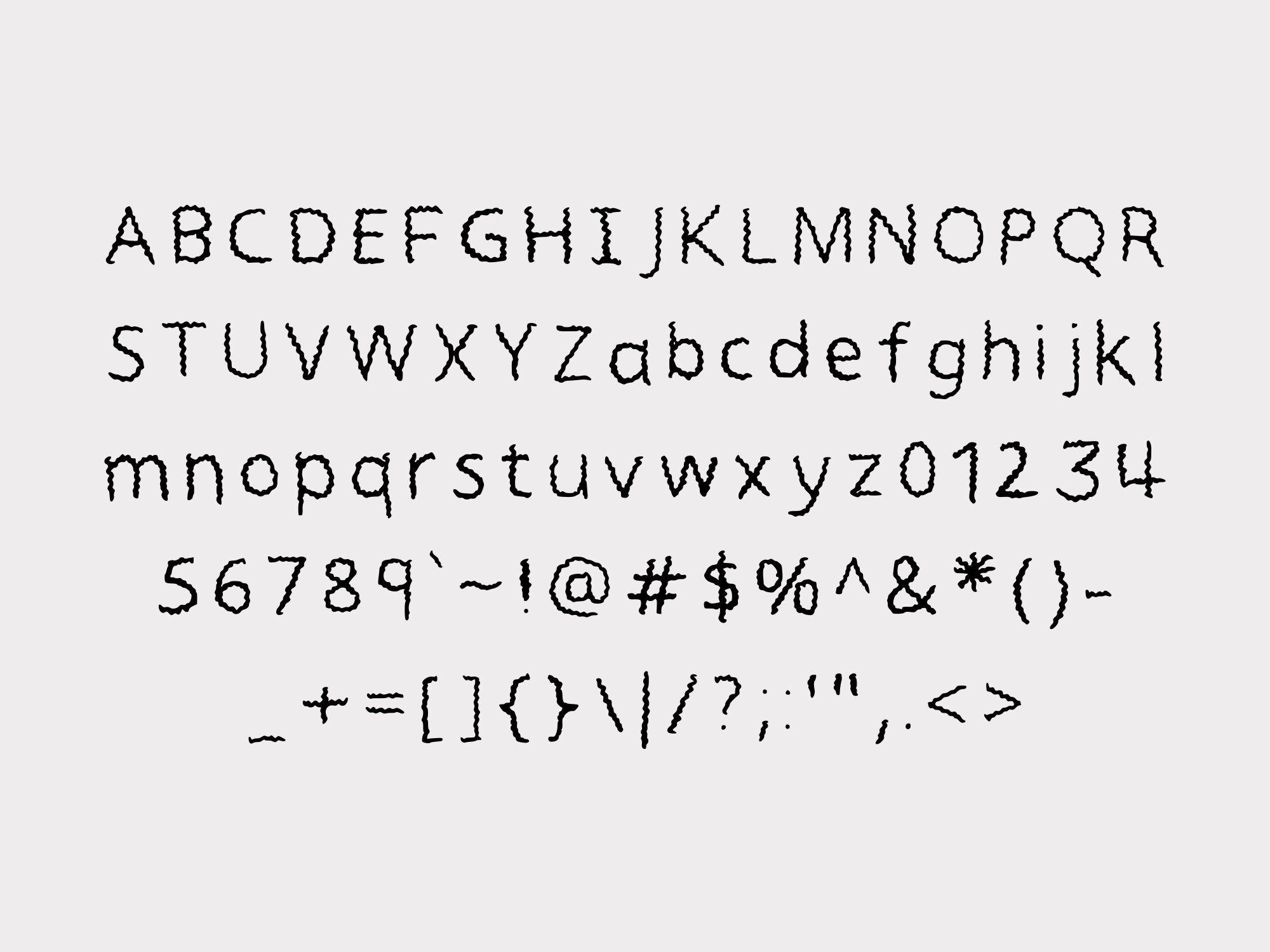 Zig-zag-a-bump Font - OTF & TTF - Cricut or Silhouette - Instant ...