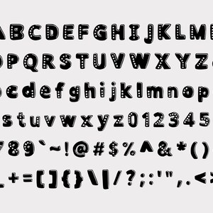 Dottie Font - OTF & TTF - Cricut or Silhouette - Instant Digital ...