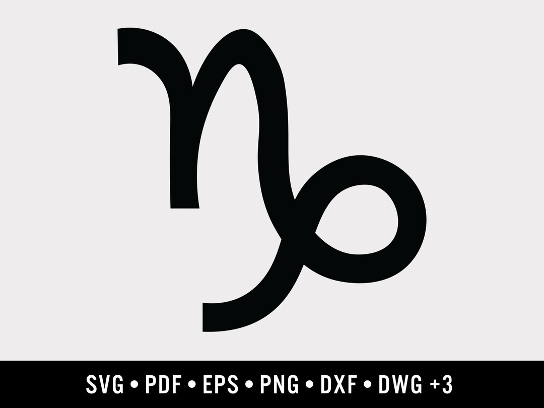 Premium Capricorn Graphic Includes 9 File Formats for Design, Print ...