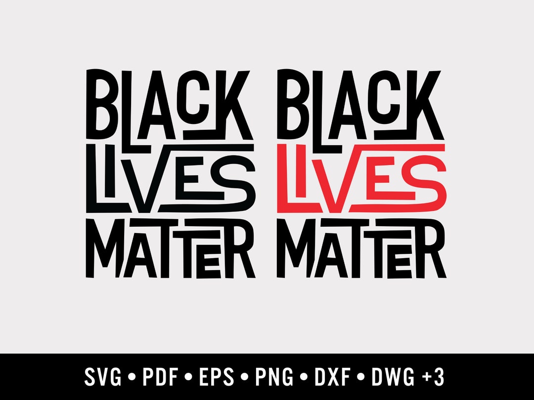 Premium BLM Typography Graphic | Includes 9 File Formats | for Design ...