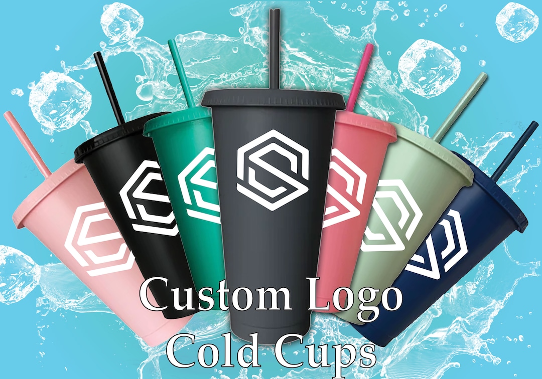 Custom Cold Cup Your Logo | Business Meeting Cups | Work Conference ...
