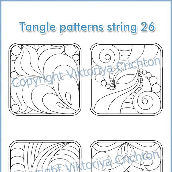 Zentangle Patterns - Etsy
