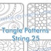 Zentangles Strings for Drawing Patterns 25. Tangle Pattern - Etsy