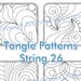 Zentangles Strings for Drawing Patterns 26. Tangle Pattern | Etsy