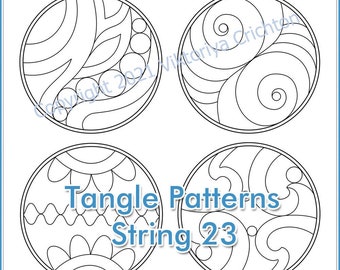 Zentangle Pattern | Etsy