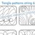 Tangle Pattern String Book V.1 10 Pages, Strings for Drawing Zentangles, Digital PDF and JPEG ...