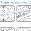 Tangle Pattern Circle String Book V.3 6 Pages, Strings for Drawing Zentangles, Digital PDF and ...