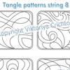 Strings for Drawing Zentangles_23. Zentangle Circle Starter Pages. Tangle Pattern Printable ...