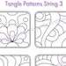 Buy Strings for Drawing Zentangles. String Art Template 3. Tangle Online in India - Etsy