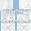 Zentangles Strings for Drawing Patterns 26. Tangle Pattern Printable String, Jpeg, PDF. - Etsy