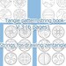 Tangle Pattern Circle String Book V.3 (6 Pages), Strings for Drawing Zentangles, Digital PDF and ...