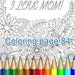 Coloring Page 84, I Love Mom, Zendoodle, Coloring Zentangle Flowers for ...