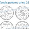 Zentangles Strings for Drawing Patterns 26. Tangle Pattern Printable String, Jpeg, PDF. - Etsy