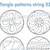 Zentangles Strings for Drawing Patterns 26. Tangle Pattern Printable String, Jpeg, PDF. - Etsy