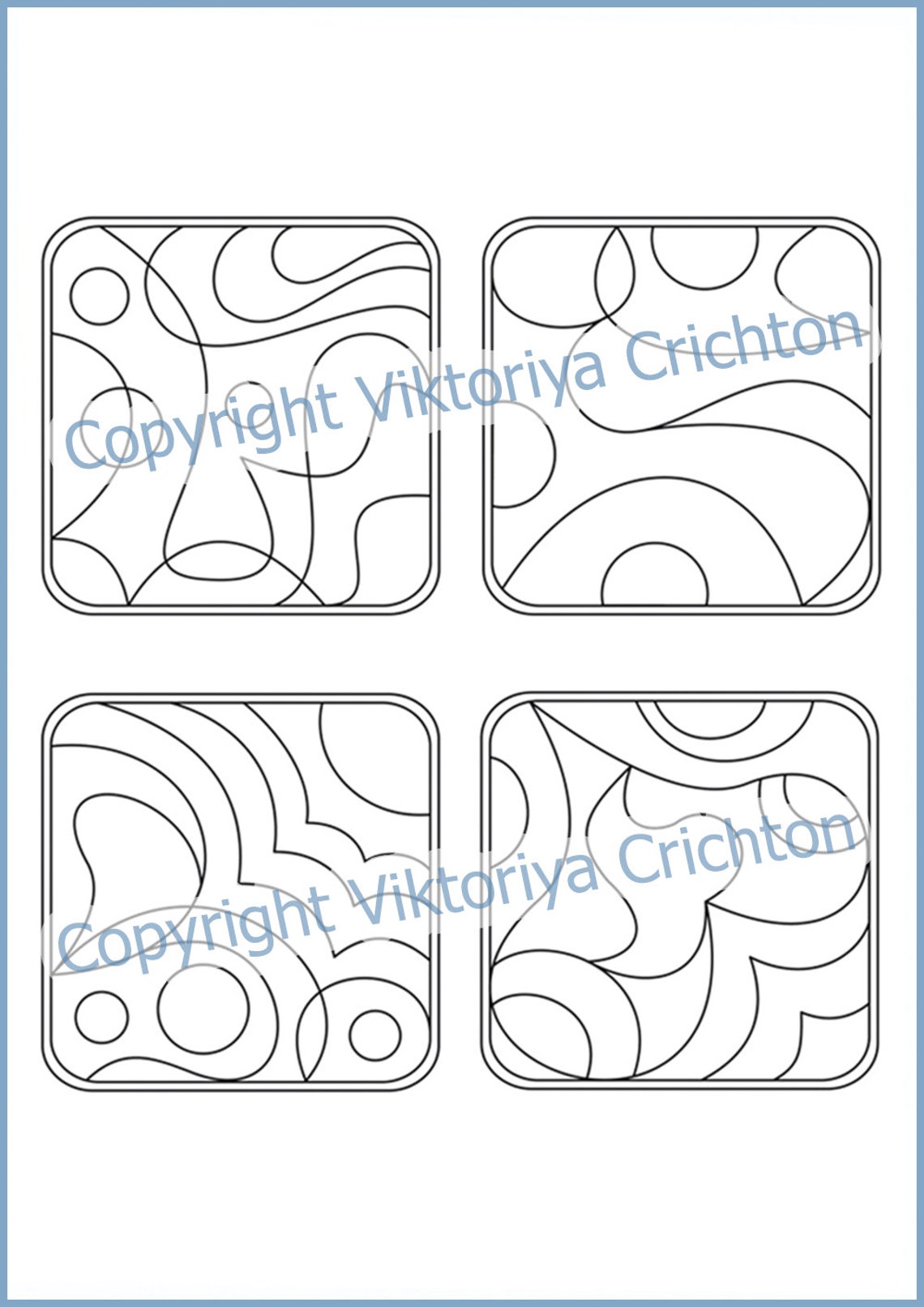 Strings 1 for Drawing Zentangles. Tangle Pattern Printable String, PDF ...