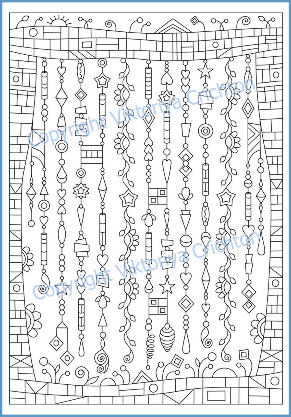 Coloring Page 51, Zen Dangles, Doodle Zenspirations, Zendoodle ...