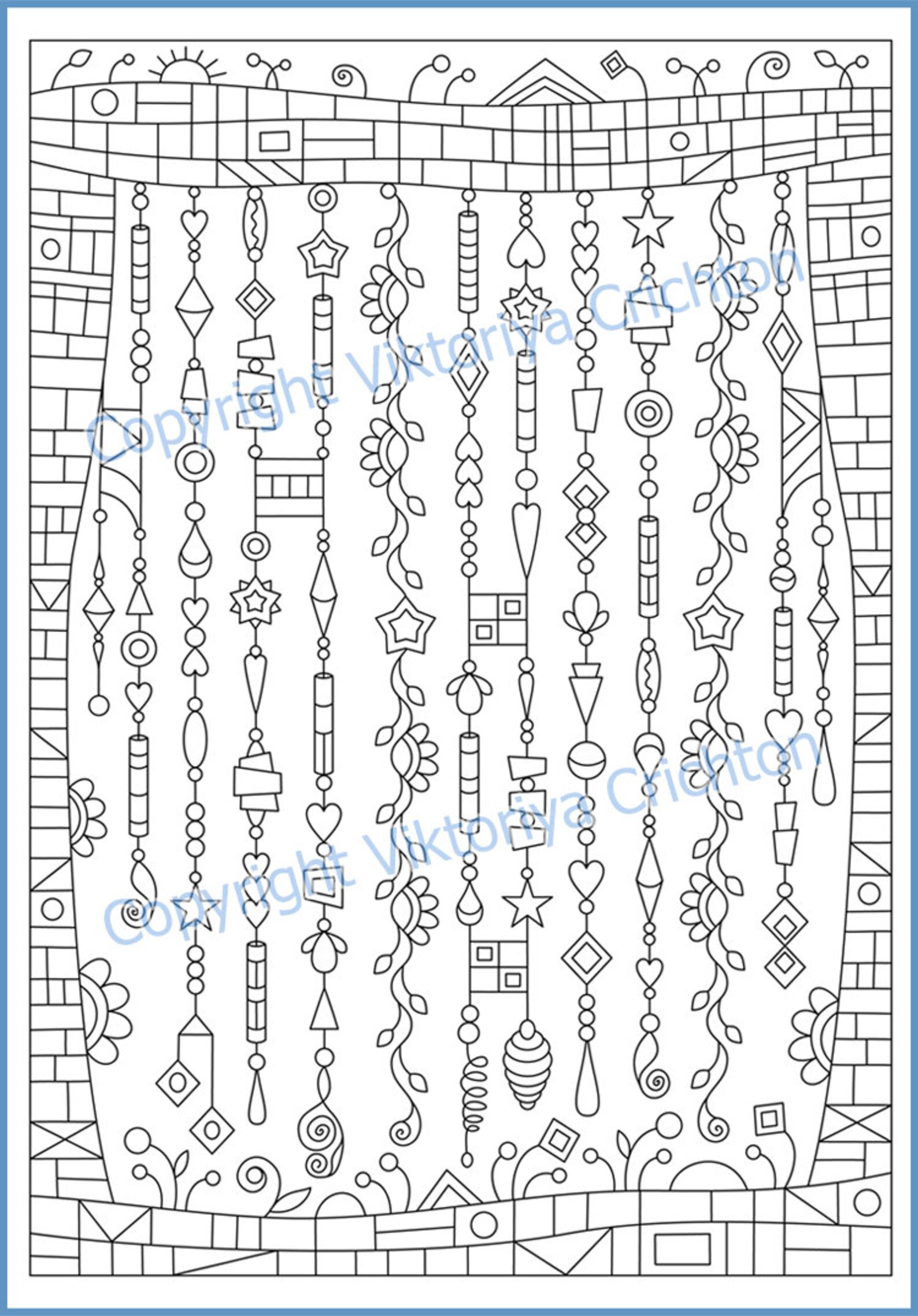 Coloring Page 51, Zen Dangles, Doodle Zenspirations, Zendoodle ...