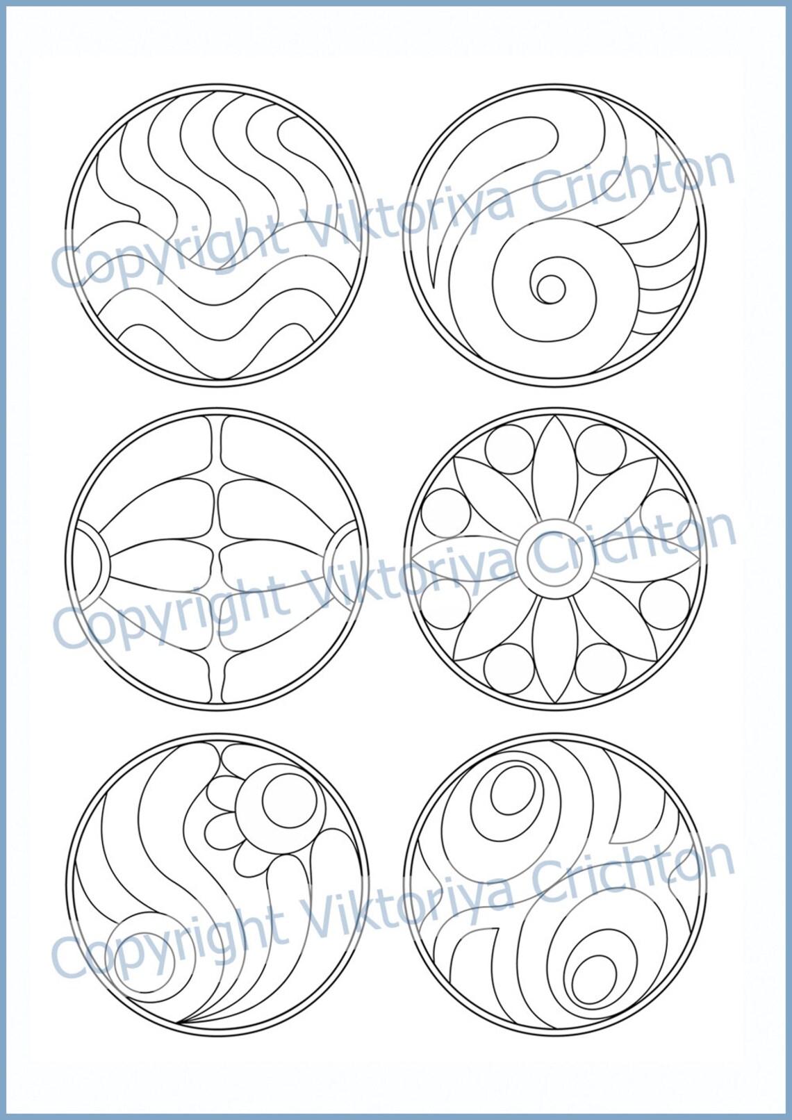 Strings for Drawing Zentangles_28. Zentangle Circle Starter Pages ...