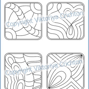 Tangle Pattern String Book V.2 (5 Pages), Strings for Drawing Zentangles, Digital PDF and JPEG ...