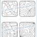 Tangle Pattern String Book V.2 5 Pages, Strings for Drawing Zentangles, Digital PDF and JPEG ...
