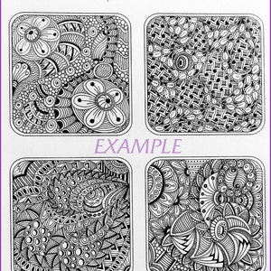 Strings for drawing zentangles 5. String art template. Tangle | Etsy