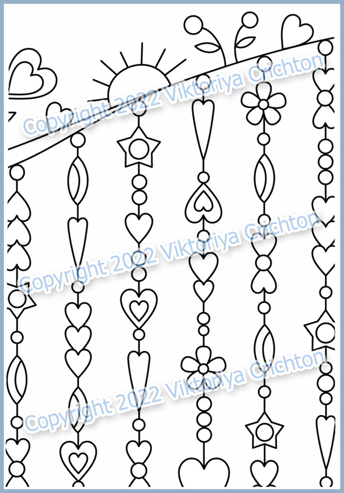 Coloring Page 28 - Love, Zenspirations Zen Dangles for Adults and ...