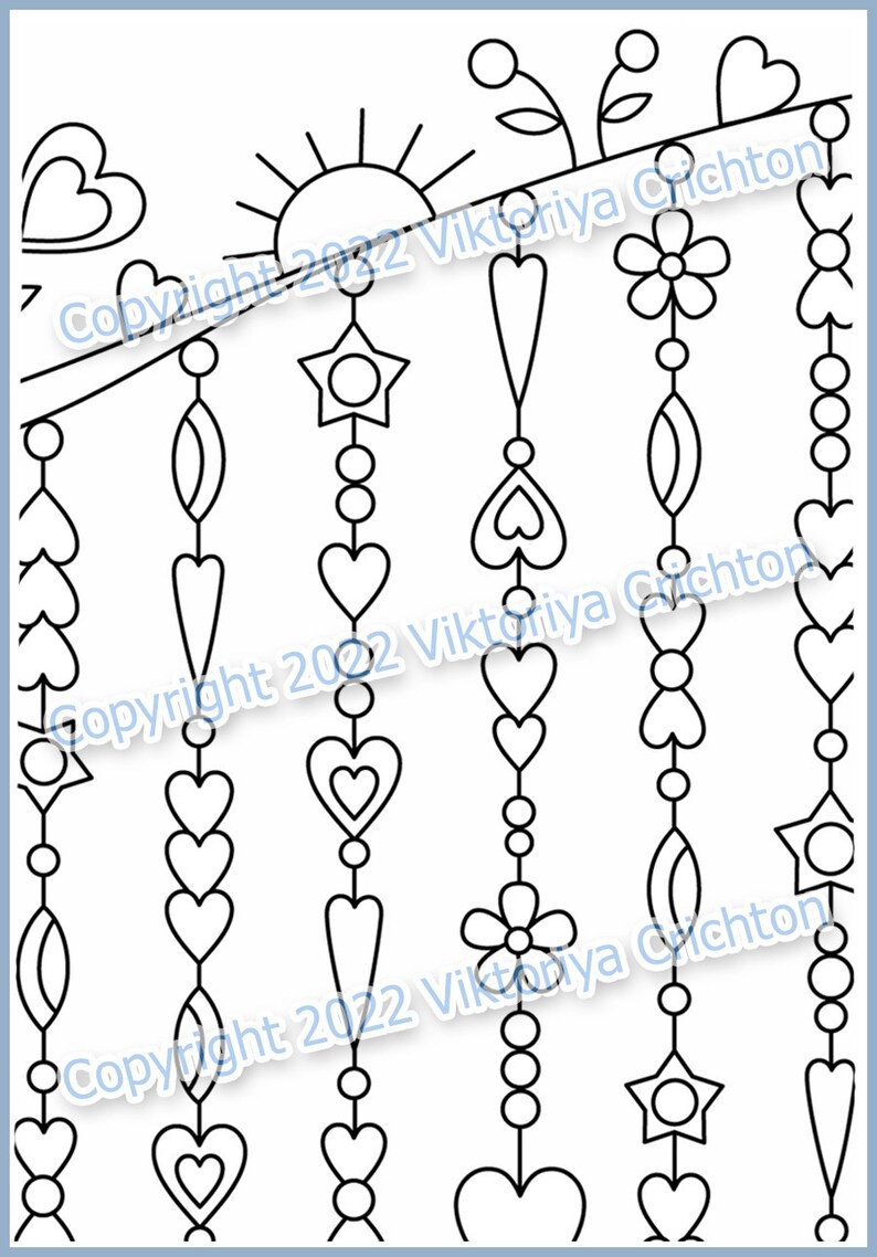 Coloring Page 28 - Love, Zenspirations Zen Dangles for Adults and ...