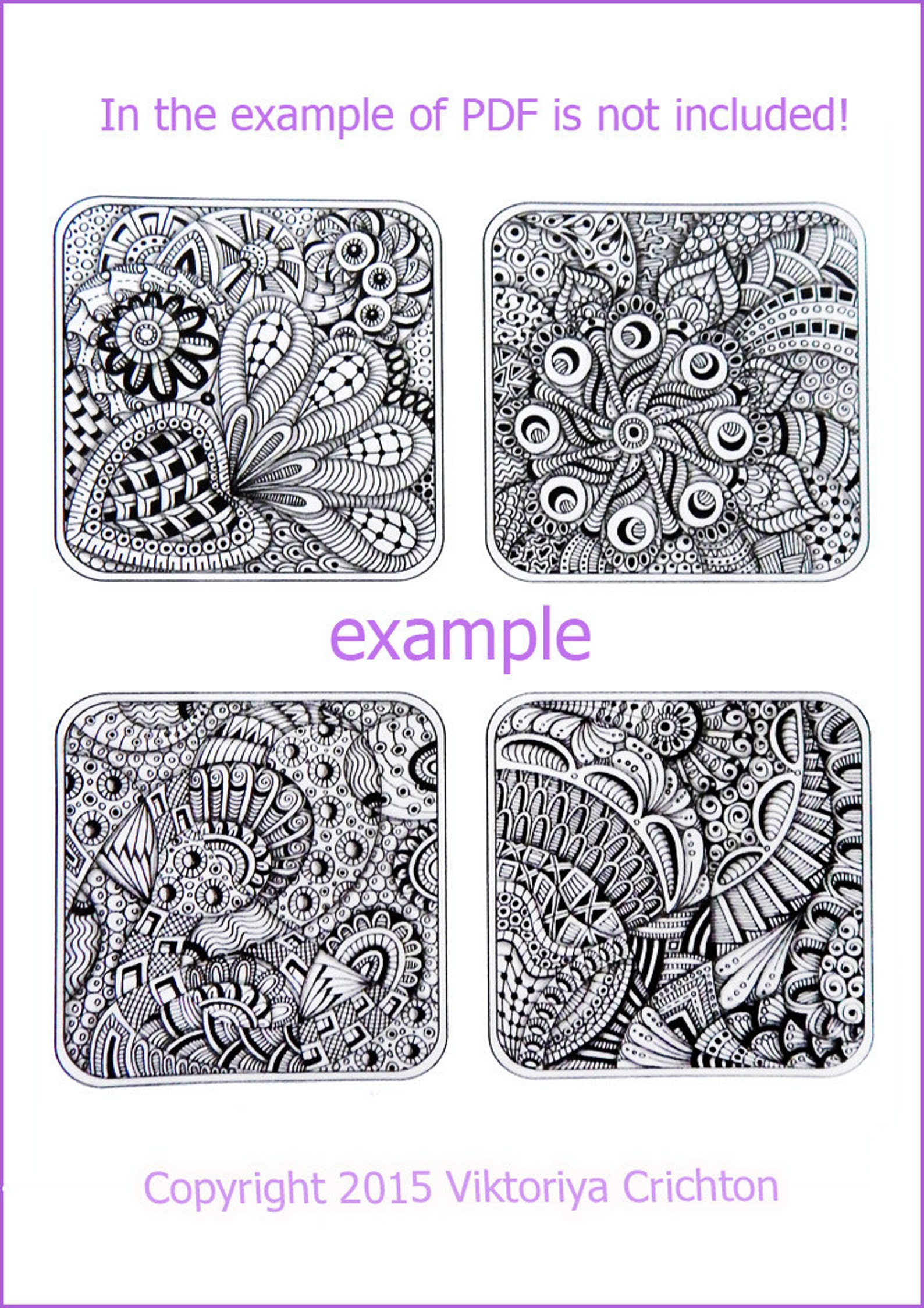 Strings for drawing zentangles. Tangle pattern printable | Etsy