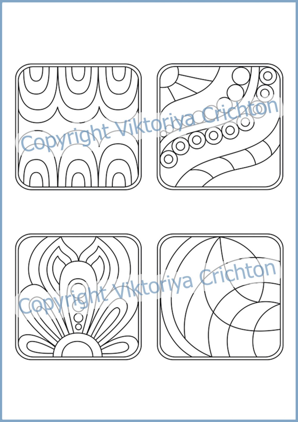 Strings for Drawing Zentangles_13. Zentangle Starter Pages. Tangle ...