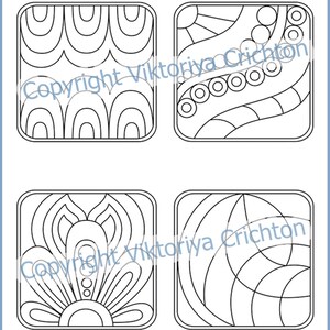 Strings for Drawing Zentangles_13. Zentangle Starter Pages. Tangle ...