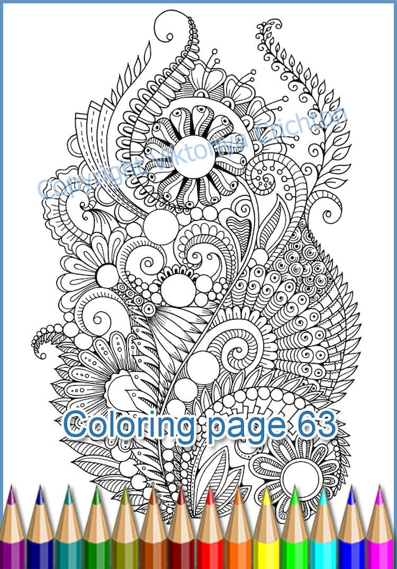 Zentangle Inspired Coloring Pages [2025]