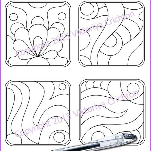 Strings for Drawing Zentangles 2. Tangle Pattern Printable - Etsy