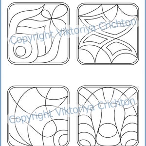 Tangle Pattern String Book V.2 (5 Pages), Strings for Drawing Zentangles, Digital PDF and JPEG ...