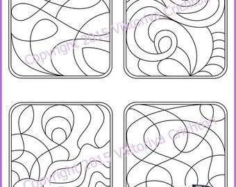 Zentangles Strings for Drawing Patterns 26. Tangle Pattern | Etsy