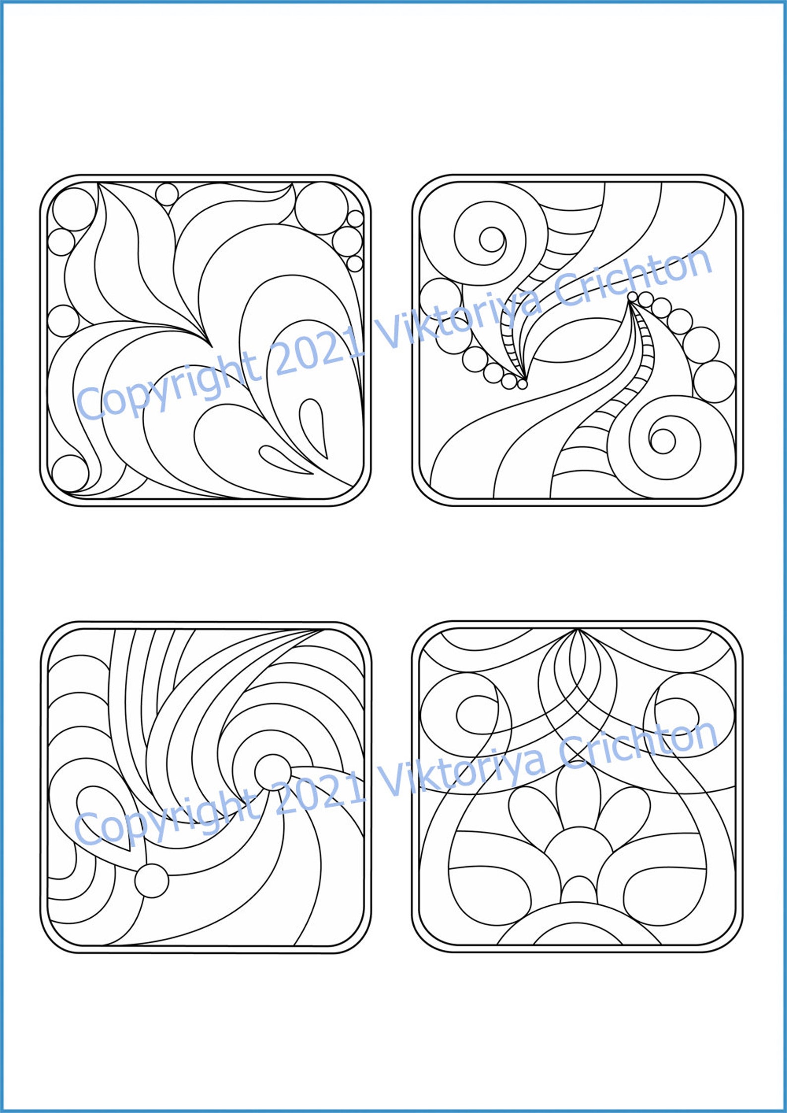 Zentangles Strings for Drawing Patterns 26. Tangle Pattern - Etsy