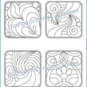 Zentangles Strings for Drawing Patterns 26. Tangle Pattern - Etsy