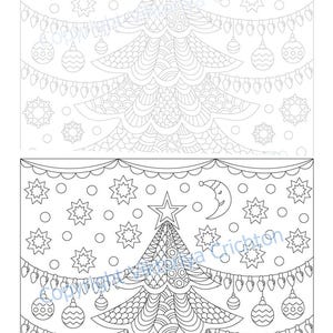Coloring Page 33, Zentangle Winter Merry Christmas and New Year for ...