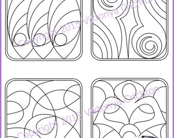 Strings for drawing zentangles 5. String art template. Tangle | Etsy