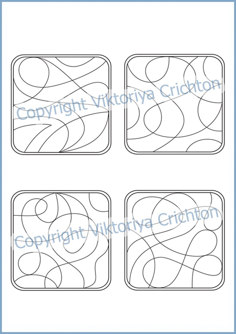 Strings for Drawing Zentangles_16. Zentangle Starter Pages. Tangle ...