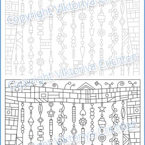Coloring Page 51, Zen Dangles, Doodle Zenspirations, Zendoodle ...