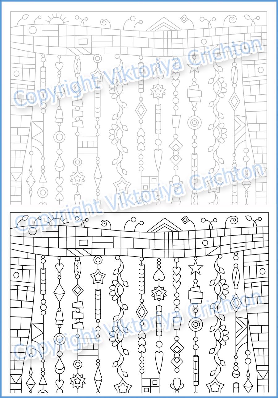 Coloring Page 51, Zen Dangles, Doodle Zenspirations, Zendoodle ...